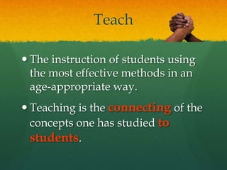 Creative bible teaching model | PPTX