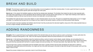 Creative brainstorming | PDF | Roleplaying Games | Games and Puzzles