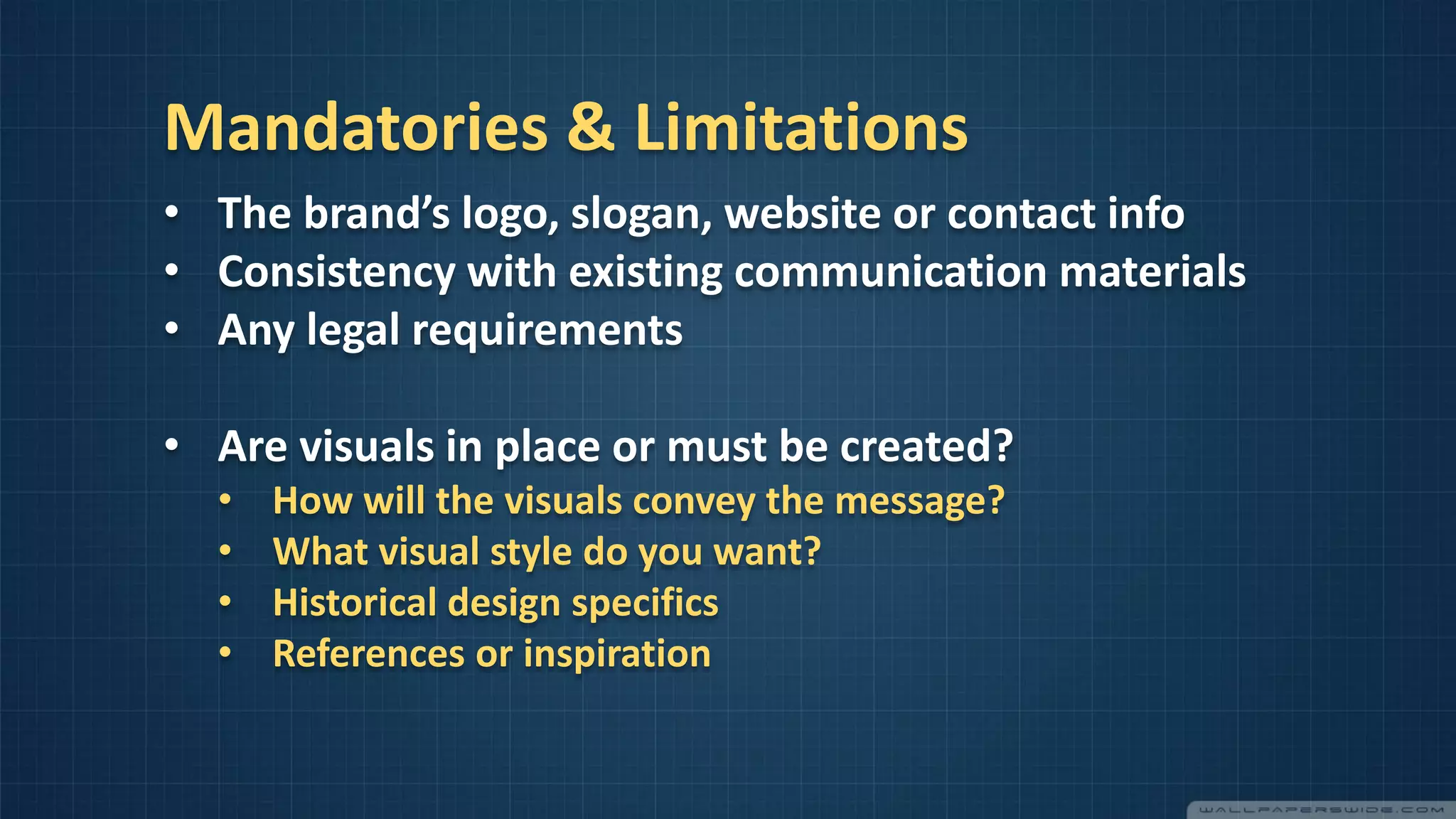 Creative brief blueprint | PPTX