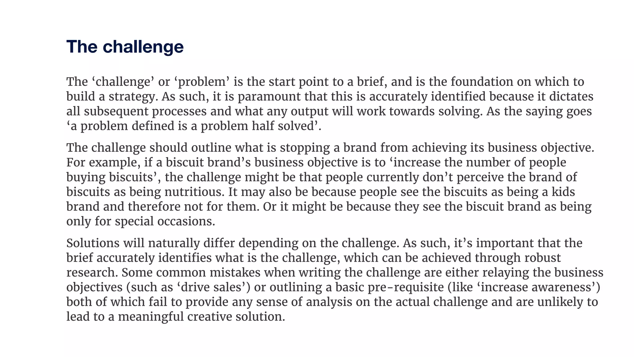 A guide to writing great creative communication briefs | PPT