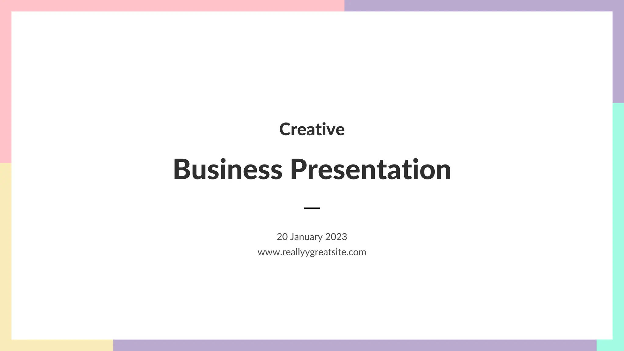 Creative Business Presentation.simple pdf | PDF