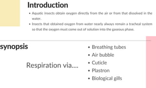 Respiration_in_aquatic_insects__________ | PPT
