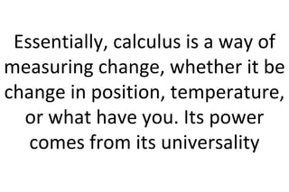 Creative calculus part1 | PPT