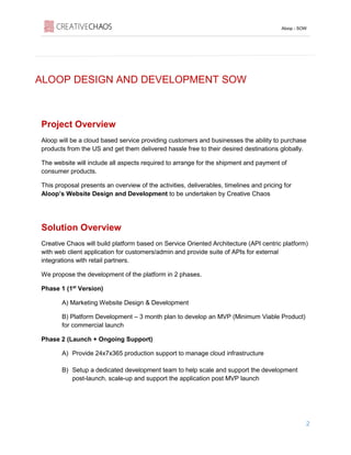 Aloop sow v1.5 | PDF