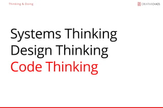 Creative chaos overview code thinking | PPT