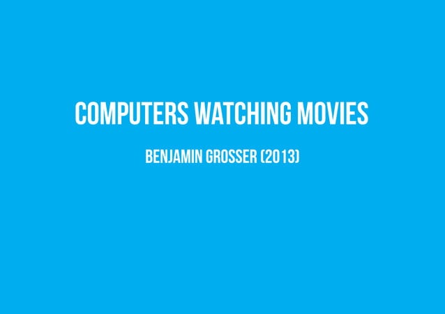 "computers watching movies" | PPT