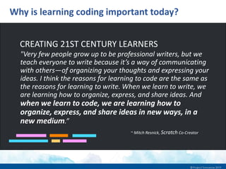 Coding in K8 Classrooms: Empowering Creativity Every Day | PPT