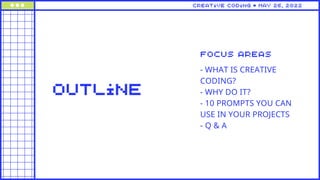 Creative Coding to Inspire | PPT