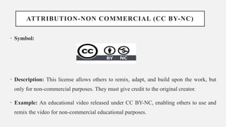 Creative Common License.pptx | Desktop Publishing | Computer Software ...