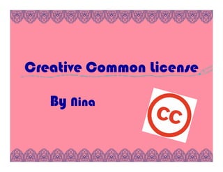 Creative common license 2 in movie | PDF | Law