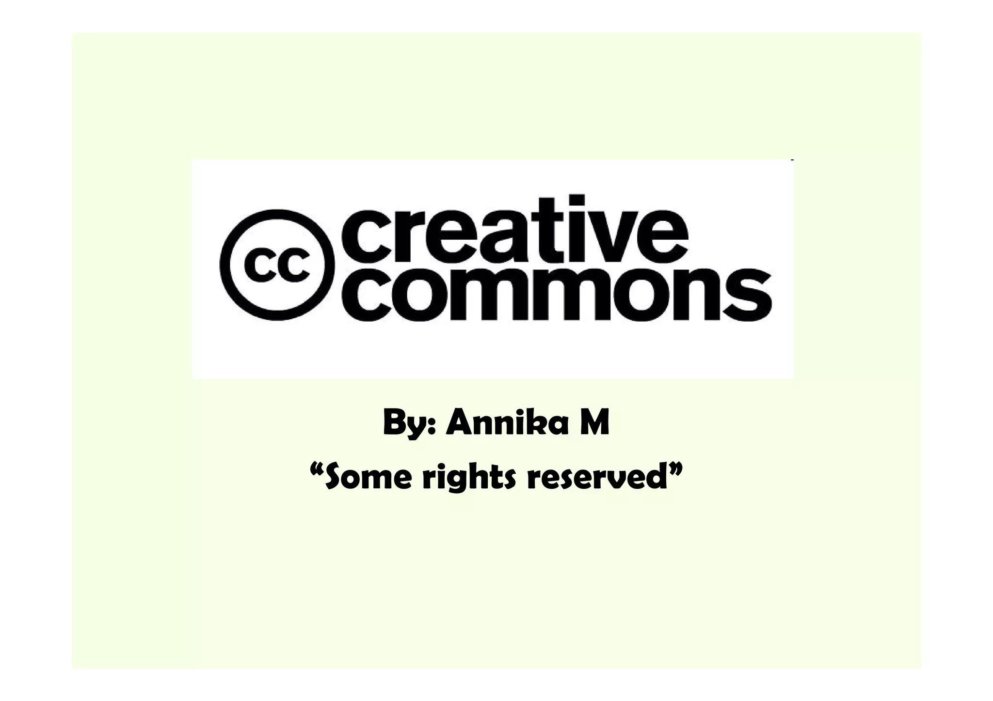 Creative Commons-Licenses | PDF | Technology & Computing