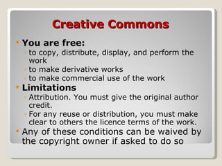 Creative commons | PPT