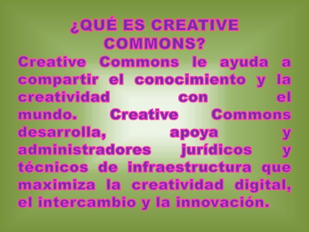 Creative commons | PPTX