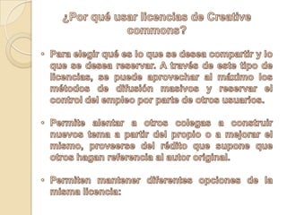 Creative commons | PPTX