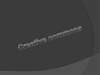 Creative commons | PPTX