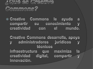 Creative commons | PPTX