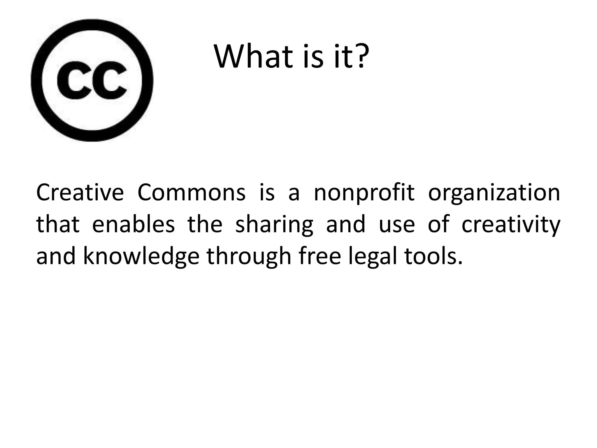 Introduction to Creative Commons Licensing | PPTX