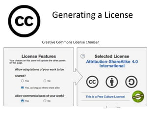 Introduction to Creative Commons Licensing | PPTX