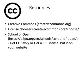 Introduction to Creative Commons Licensing | PPTX
