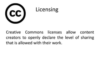 Introduction to Creative Commons Licensing | PPTX