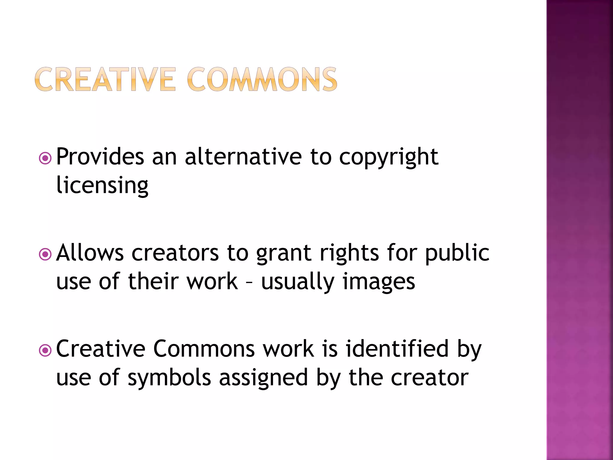 Creative commons | PPT