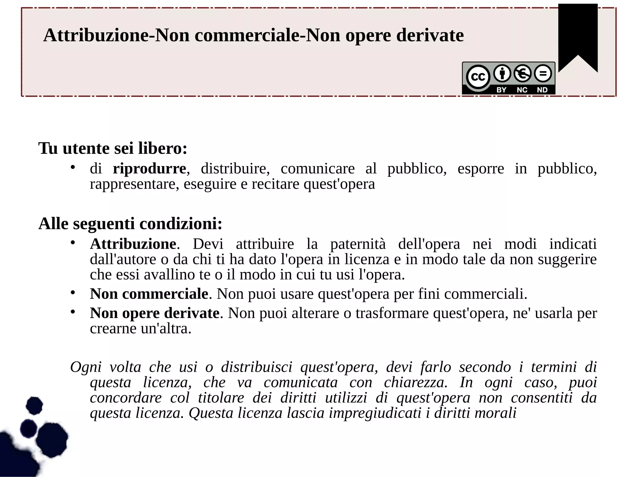 Le licenze Creative Commons | PDF