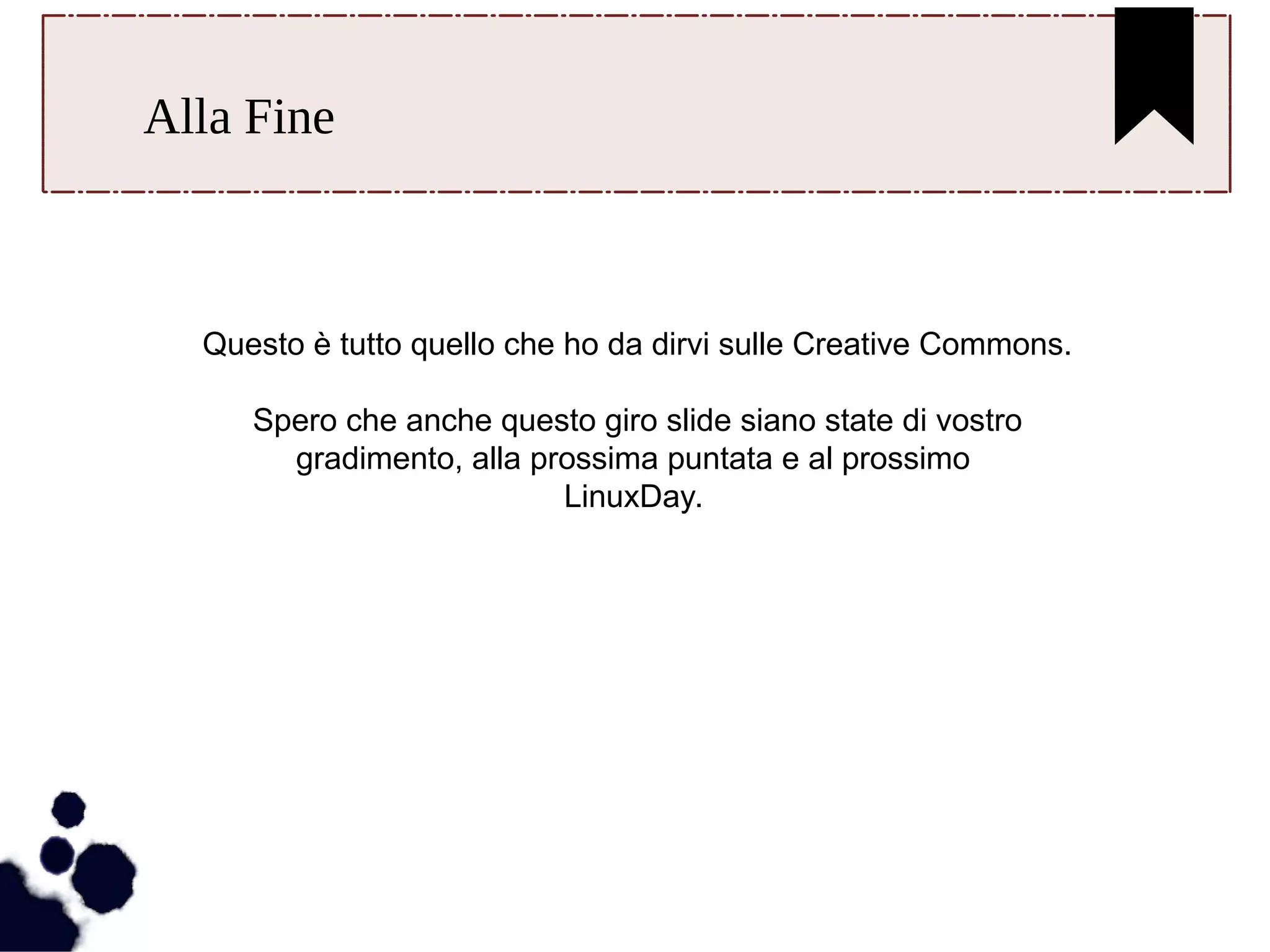 Le licenze Creative Commons | PDF
