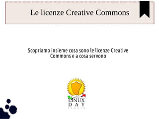 Le licenze Creative Commons | PDF