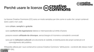 Creative Commons - usare le licenze più diffuse del web | PPT