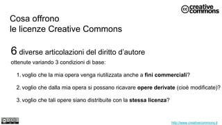 Creative Commons - usare le licenze più diffuse del web | PPT