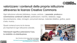 Creative Commons - usare le licenze più diffuse del web | PPT