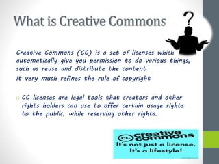 Creative commons Licenses by ddebuyo | PPT