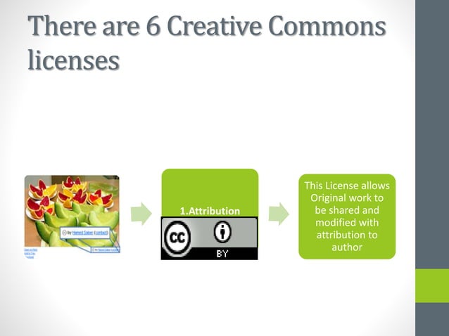 Creative commons Licenses by ddebuyo | PPT