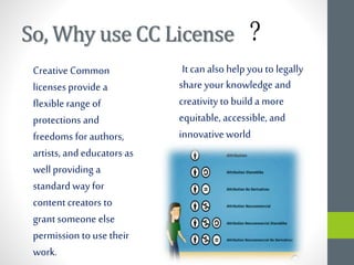 Creative commons Licenses by ddebuyo | PPT