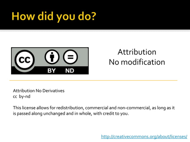 Creative Commons license basics | PPTX