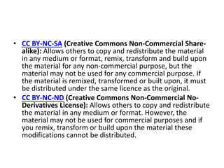 Creative commons-ppt draft. Only for Creative Commons licence testing ...