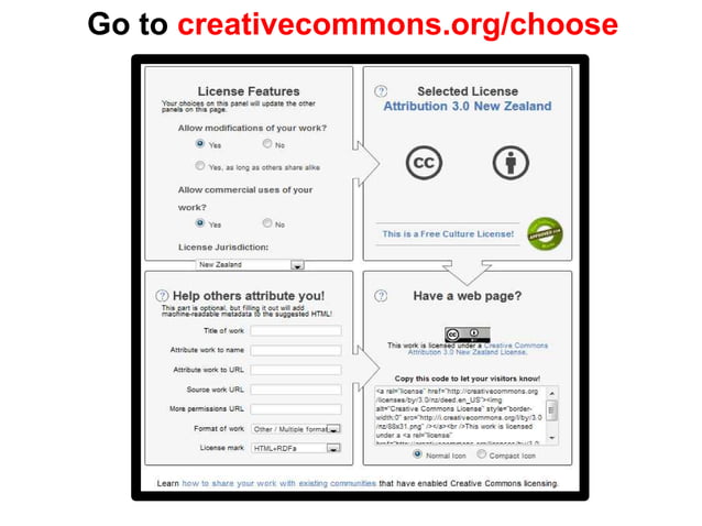 Creative Commons and Digital Storytelling (ULearn 2013)