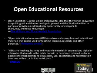 Creative commons and science education for audax computer science week ...