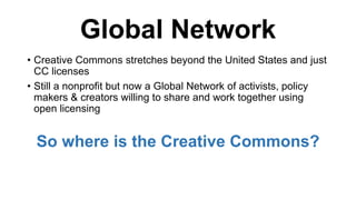 Creative Commons Begins | PPTX | Desktop Publishing | Computer Software ...