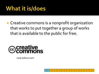 Creative commons i t | PPTX