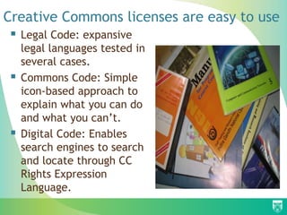 Creative commons licences | PPTX