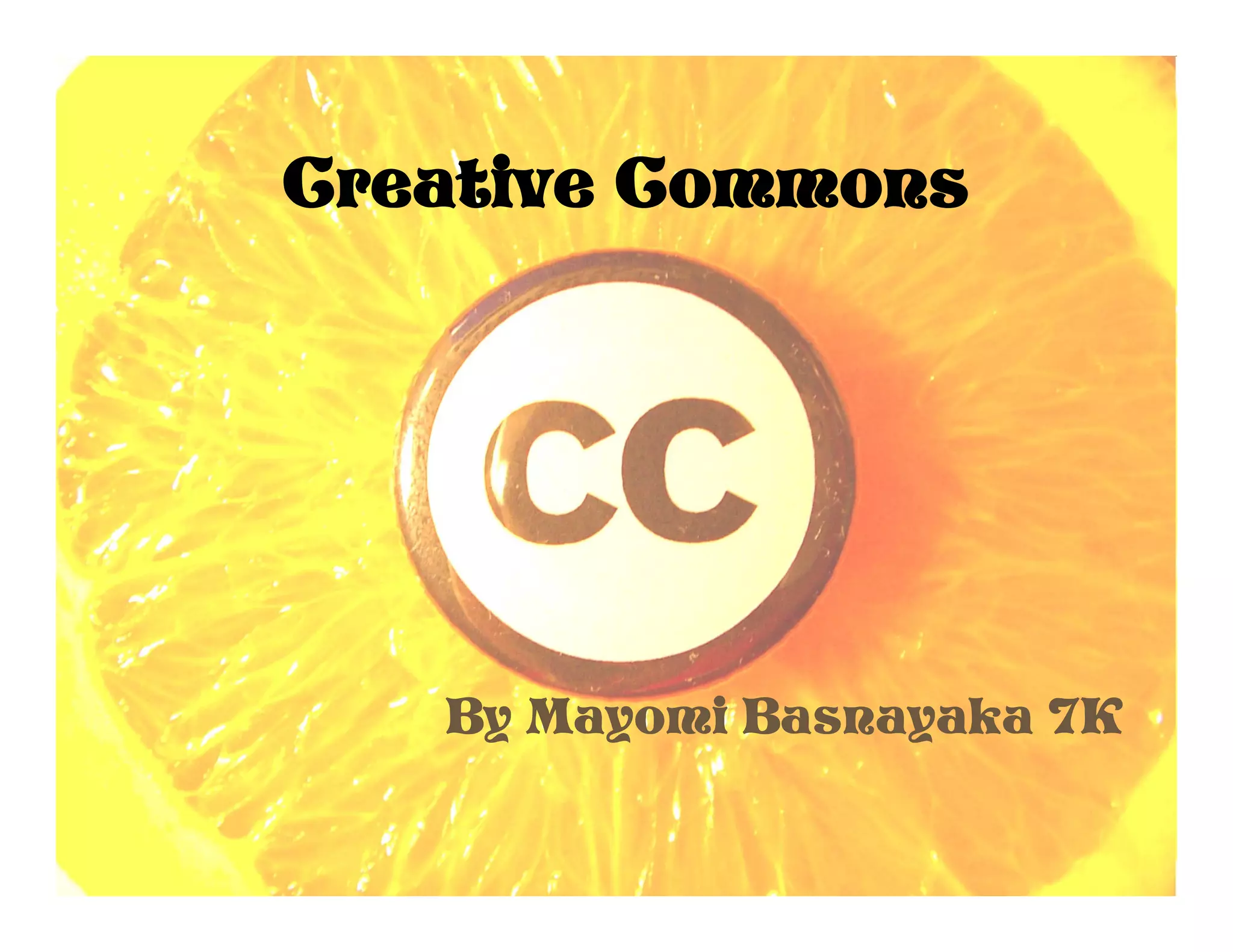 Creative commons [read only] | PDF
