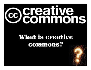 Creative commons [read only] | PDF