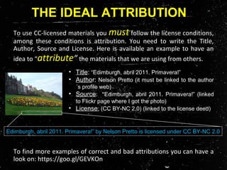 Creative Commons Licenses and Presentation | PPT