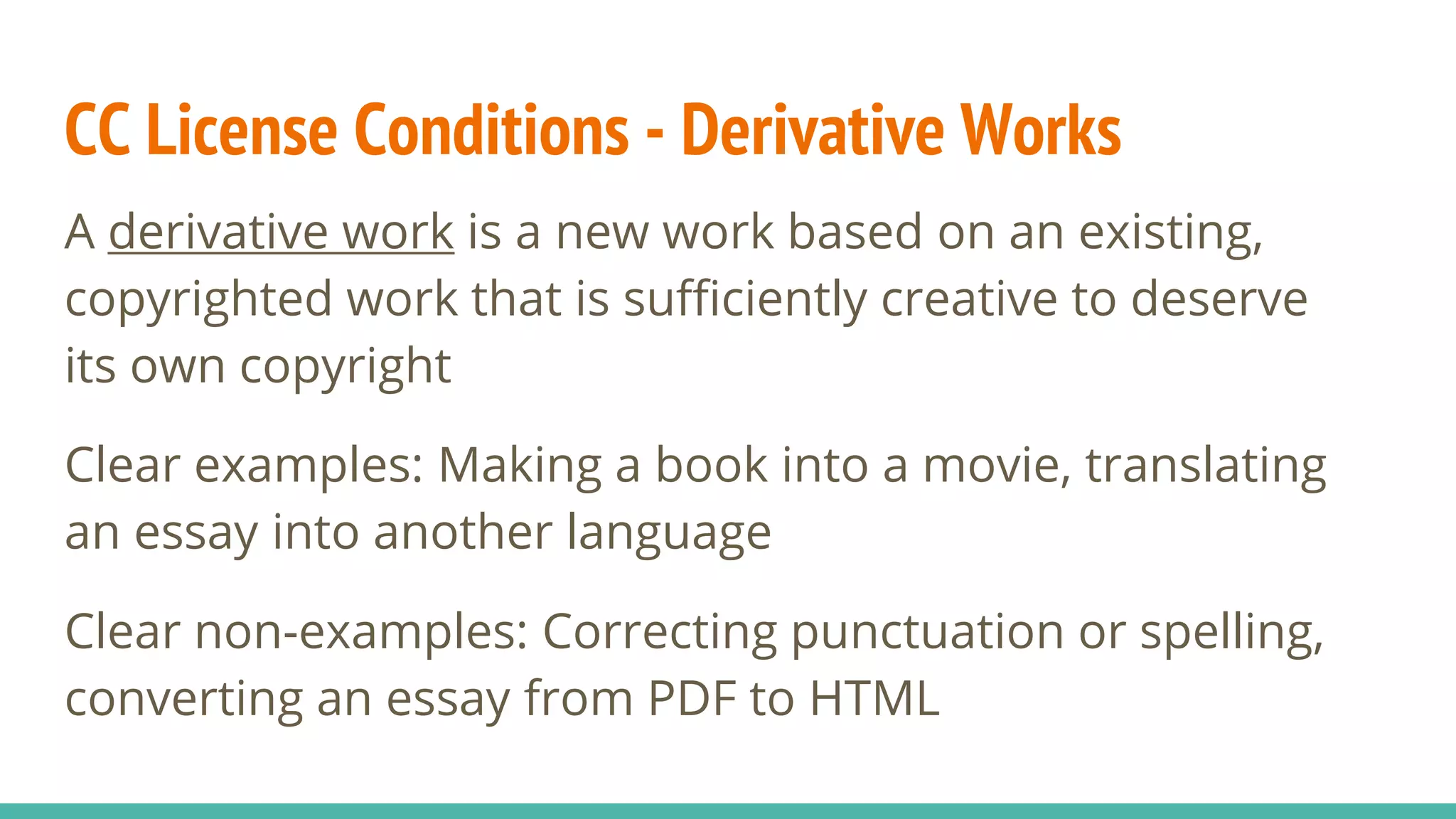 Creative commons, the 5 rs, and oer | PPTX