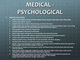 CREATIVE CONNECTIONS TEAM: SLEEP SOLUTIONS MINDMAP & OUTLINE | PPT