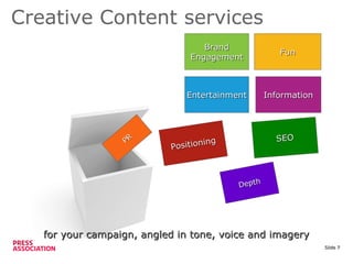 Creative content | PPT | Media Industry | Industries