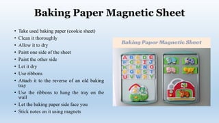 Creative Craft Project Ideas To Keep You Busy | PPTX