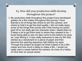 Creative critical reflection questions shelby | PPTX