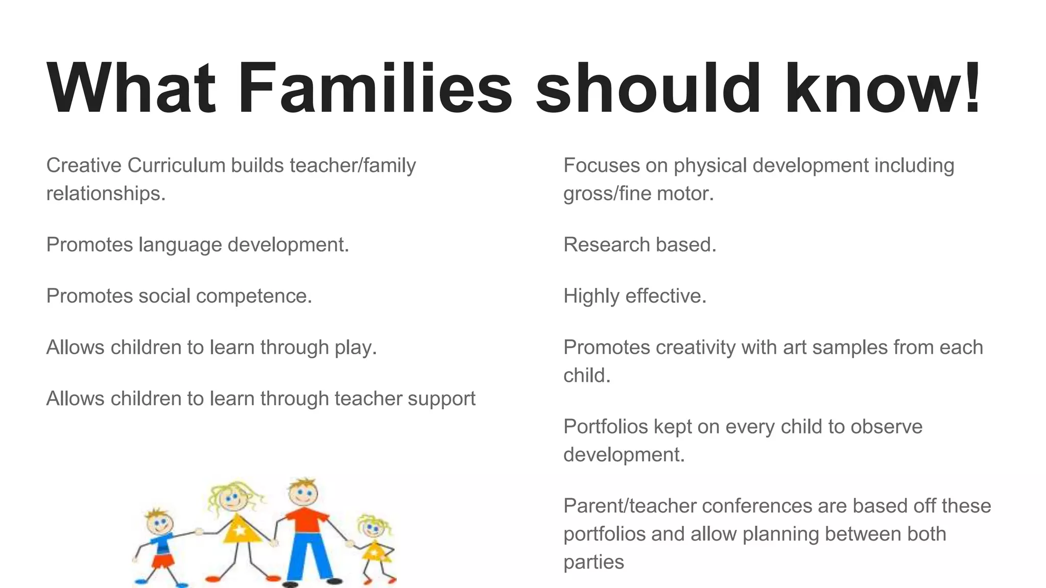 Creative curriculum | PPTX